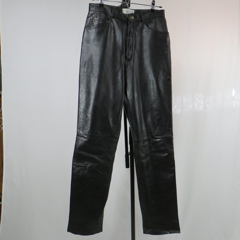 Gantos Black Leather Pants - Gem